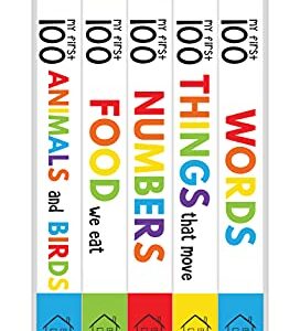 My First 100 Library: Boxset of 5 Early Learning Board Books