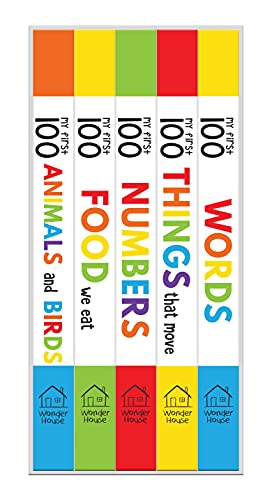 My First 100 Library: Boxset of 5 Early Learning Board Books