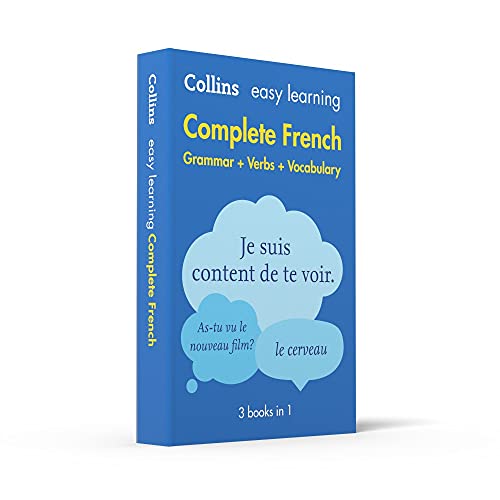 Easy Learning French Complete Grammar, Verbs And Vocabulary (3 Books In 1): Trusted Support For Learning (Collins Easy Learning)