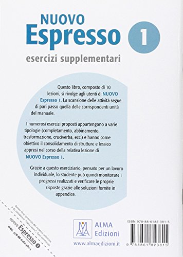 Nuovo Espresso 1 - A1 Esercizi Supplementari (Libro)