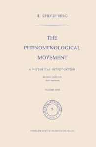 the phenomenological movement: a historical introduction (phaenomenologica, 5)