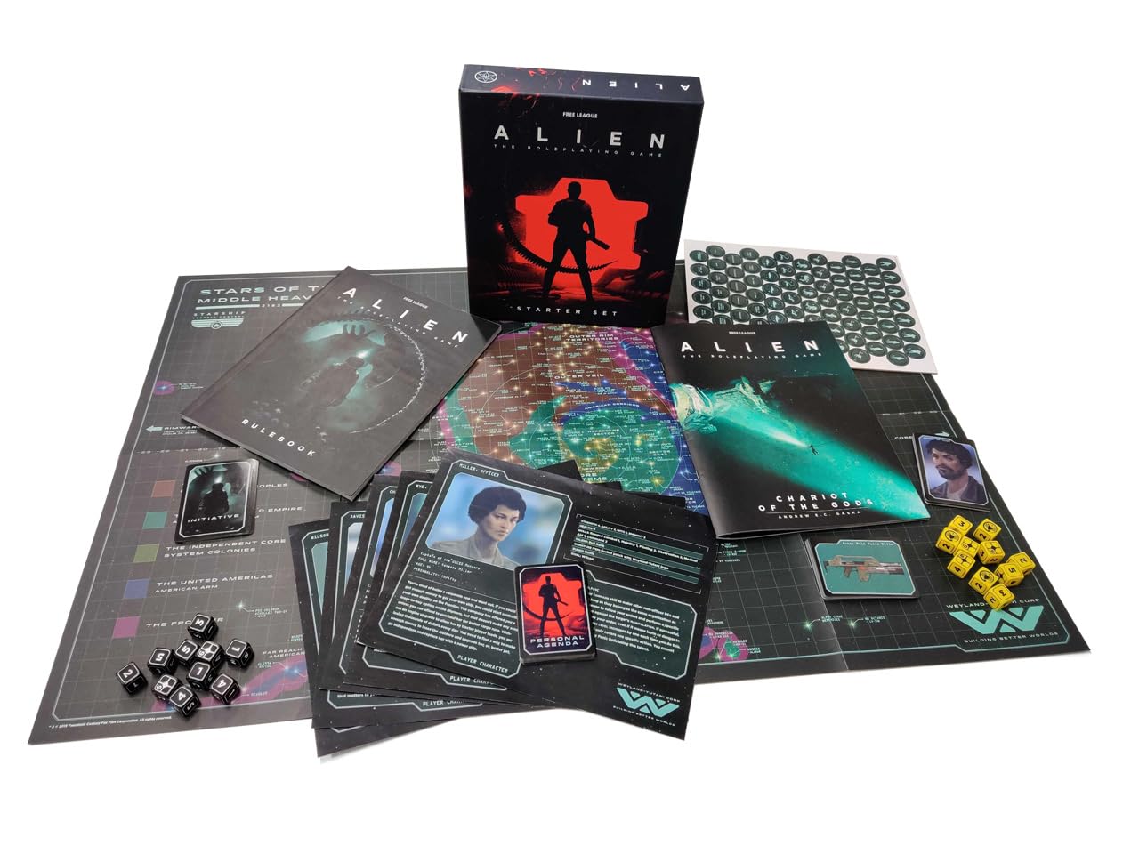 Free League Publishing Alien RPG Starter Set - Kid's Tabletop Game