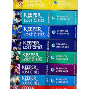 Keeper of the Lost Cities Series Volume 1 - 8 Collection Books Box Set by Shannon Messenger (Keeper of the Lost Cities, Exile, Everblaze, Neverseen, Lodestar, Nightfall, Flashback & Legacy)