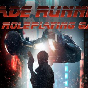 Free League Publishing Blade Runner Roleplaying Game Book for Fantasy Strategy Game, Adults, Family, Teens 16 Years and Up, SciFi RPG, Hardback