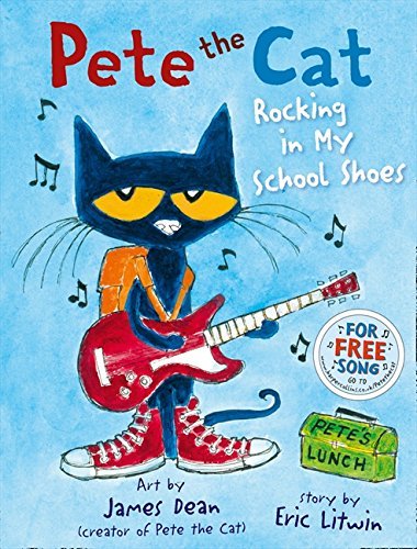 The Pete the Cat Series 3 Books Collection Set By Eric Litwin (Pete the Cat I Love My White Shoes, Pete the Cat Rocking in My School Shoes, Pete the Cat and his Four Groovy Buttons)