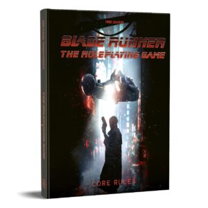 free league publishing blade runner roleplaying game book for fantasy strategy game, adults, family, teens 16 years and up, scifi rpg, hardback