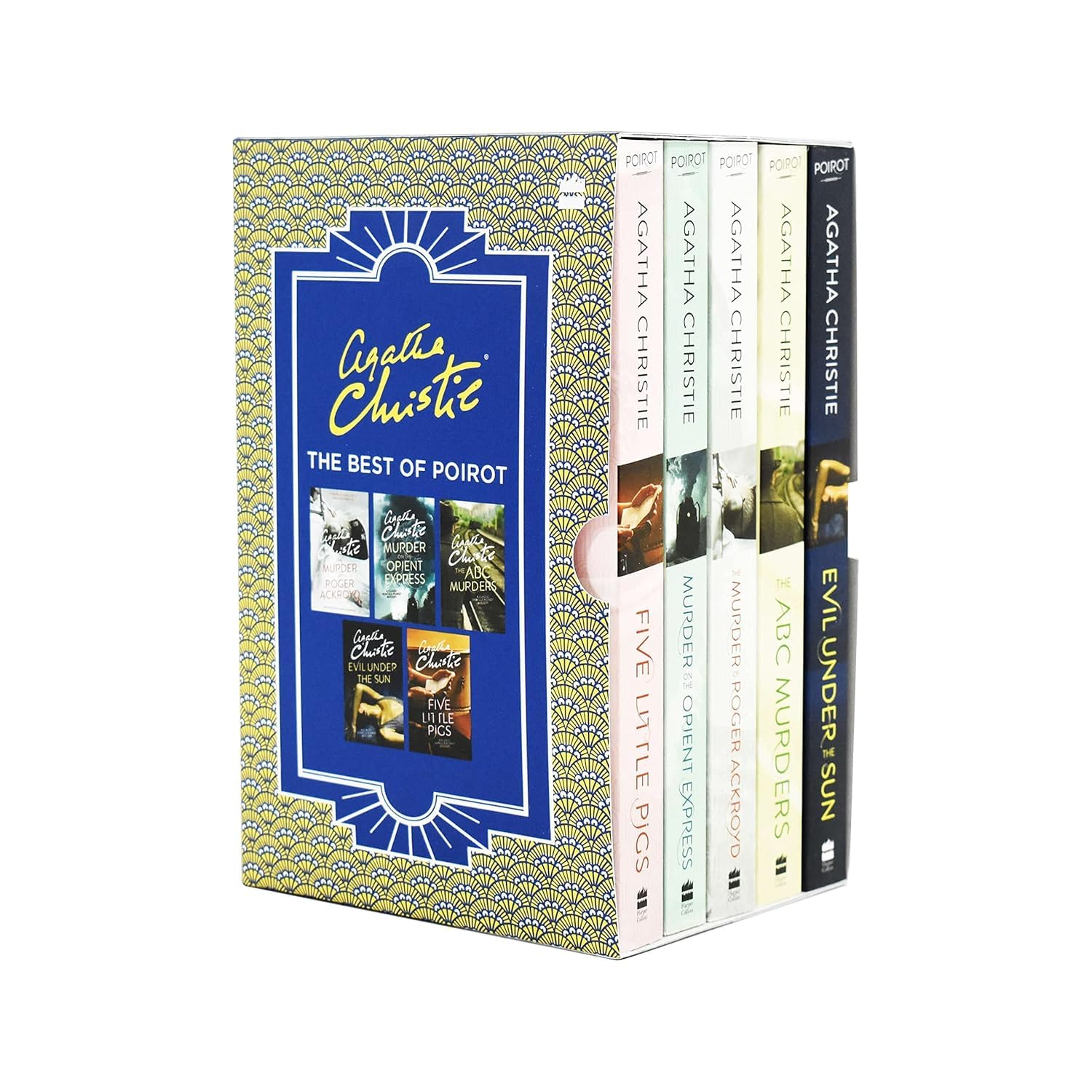 Agatha Christie The Best Of Poirot 5 Books Box Set Collection Pack