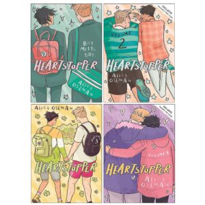 heartstopper series volume 1-4 books set by alice oseman