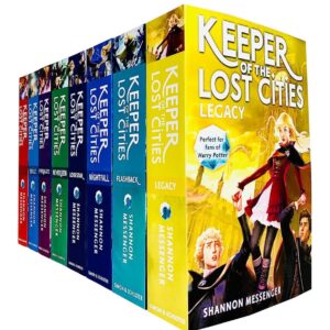 Keeper of the Lost Cities Series Volume 1 - 8 Collection Books Box Set by Shannon Messenger (Keeper of the Lost Cities, Exile, Everblaze, Neverseen, Lodestar, Nightfall, Flashback & Legacy)