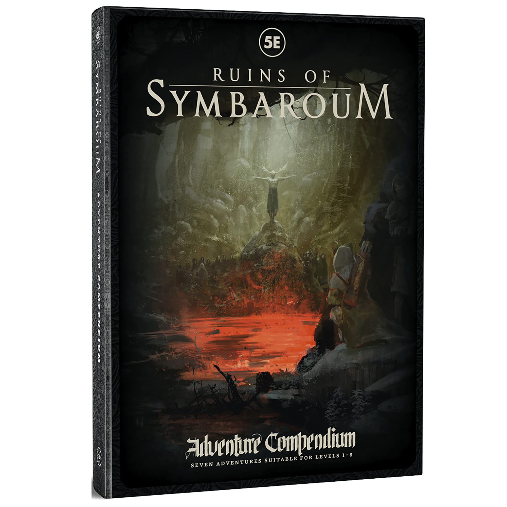 Free League Publishing Ruins of Symbaroum: Adventure Compendium 5e - Seven RPG Adventures Suitable for Levels 1-8, Free Leage Publishing, Roleplaying Game, New Maps, Stories & Content