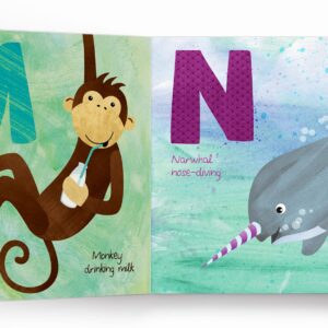 Animal ABC: Playful animals teach A to Z (Padded Board Book)