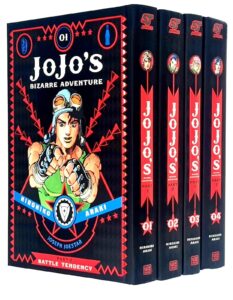 jojo's bizarre adventure part 2: battle tendency volume 1-4 books collection set