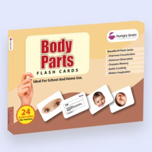 my first body parts flash cards for toddlers - 24 cards - 48 sides, montessori, educational, kindergarten, preschool learning activities, gifts for kids, 1-4 years babies, fun & educational flashcards