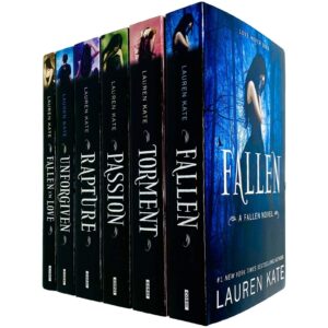 fallen series complete 6 books collection set by lauren kate (fallen, torment, passion, rapture, unforgiven & fallen in love)