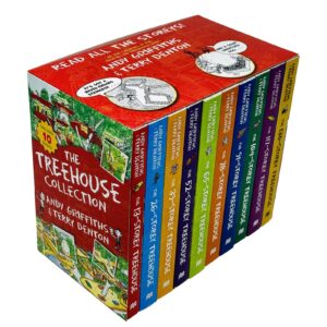 The Treehouse Series 10 Books Collection Set By Andy Griffiths (Storey-Treehouse-13,26,39,52,65,78,91,104,117 & World Book Day)