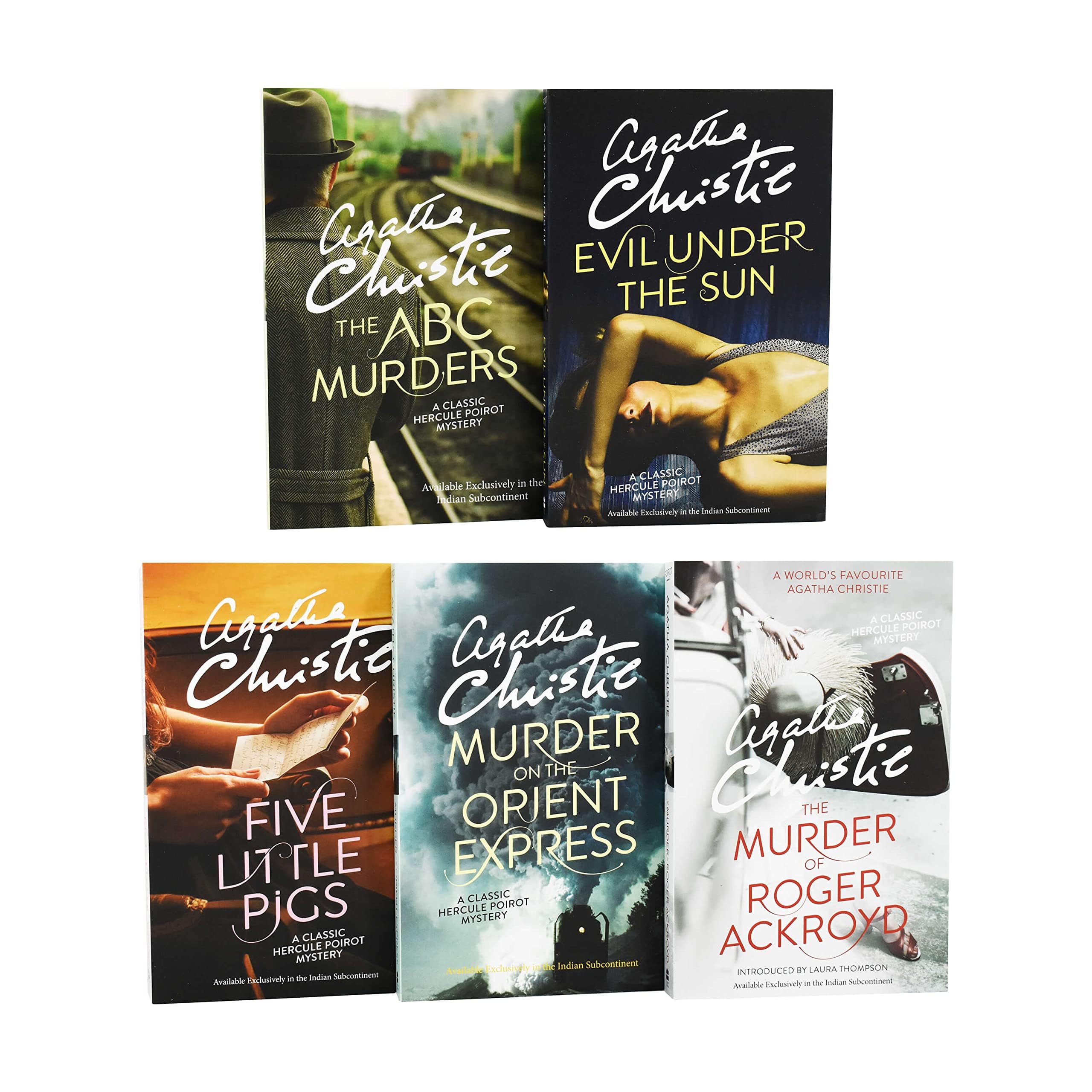 Agatha Christie The Best Of Poirot 5 Books Box Set Collection Pack