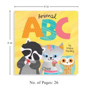 Animal ABC: Playful animals teach A to Z (Padded Board Book)