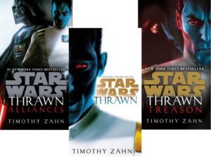 star wars: thrawn series books 1 - 3 collection set by timothy zahn (thrawn, alliances & treason)