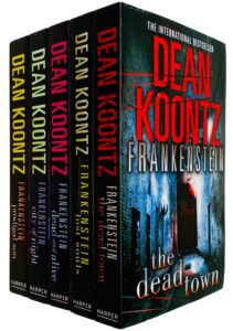 frankenstein series 5 books collection set by dean koontz (prodigal son, city of night, dead and alive, lost souls & the dead town)