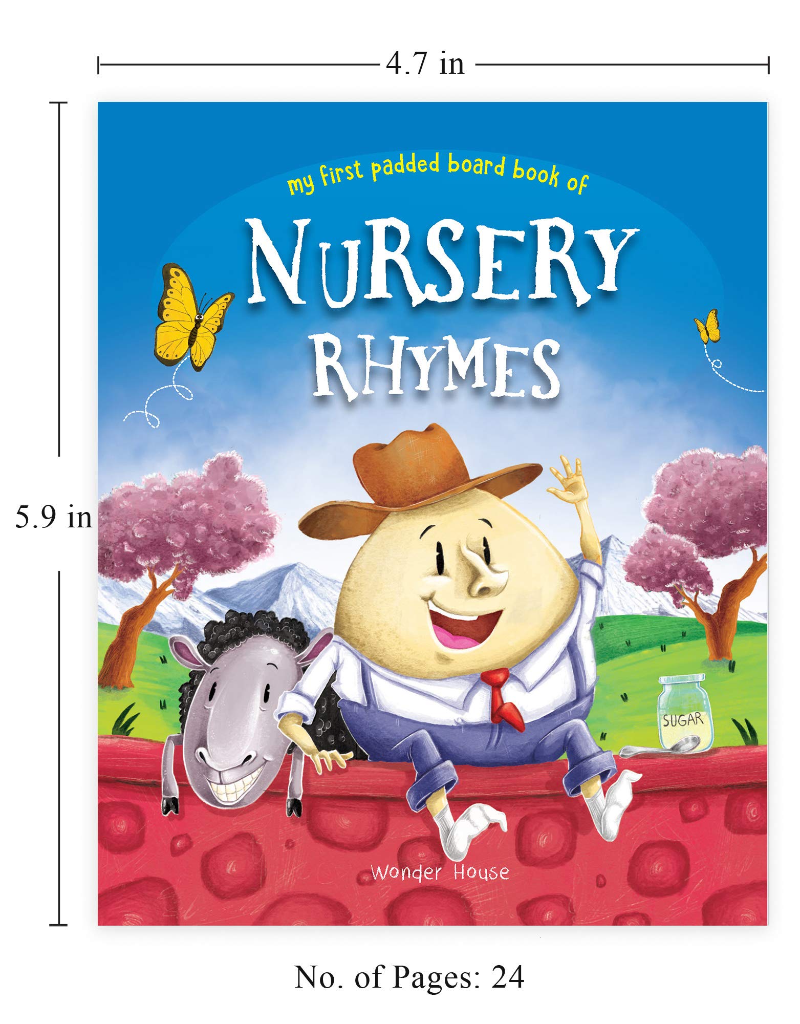 Nursery Rhymes Board Book: Illustrated Classic Nursery Rhymes (My First Book series)