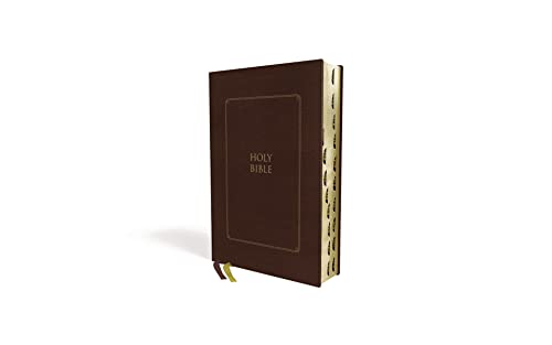 KJV, Thompson Chain-Reference Bible, Large Print, Leathersoft, Brown, Red Letter, Thumb Indexed, Comfort Print