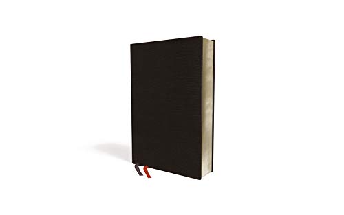 NIV, Thinline Bible, Giant Print, Bonded Leather, Black, Red Letter, Comfort Print