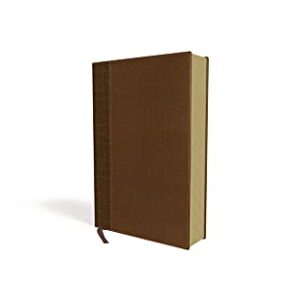 NIrV, Giant Print Compact Bible, Leathersoft, Brown, Comfort Print