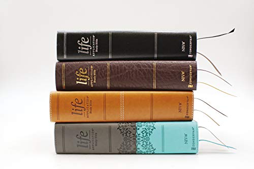 NIV, Life Application Study Bible, Third Edition, Personal Size, Leathersoft, Brown, Red Letter