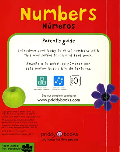 Bright Baby Touch & Feel: Bilingual Numbers / Números: English-Spanish Bilingual (Bright Baby Touch and Feel) (Spanish Edition)