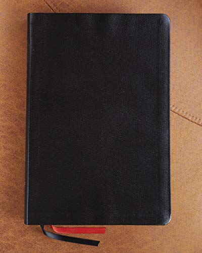 NIV, Thinline Bible, Giant Print, Bonded Leather, Black, Red Letter, Comfort Print