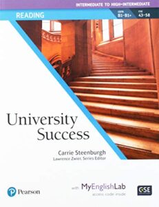 university success reading intermediate to high-intermediate, student book with myenglishlab