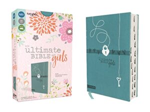 niv, ultimate bible for girls, faithgirlz edition, leathersoft, teal, thumb indexed tabs