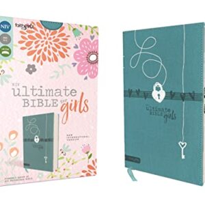 NIV, Ultimate Bible for Girls, Faithgirlz Edition, Leathersoft, Teal, Thumb Indexed Tabs