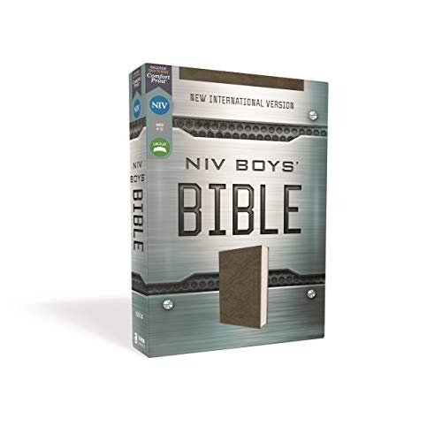 NIV, Boys' Bible, Leathersoft, Brown Camo, Comfort Print