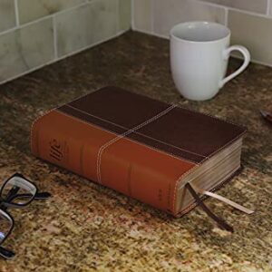 NIV, Life Application Study Bible, Third Edition, Personal Size, Leathersoft, Brown, Red Letter