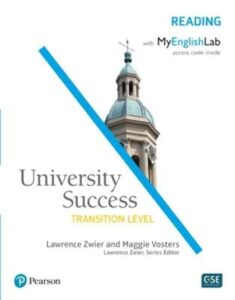 university success reading, transition level, with myenglishlab