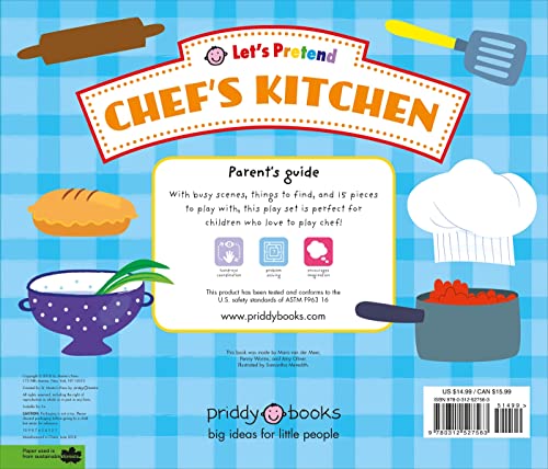 Let's Pretend Chef's Kitchen: With Book and Puzzle Pieces