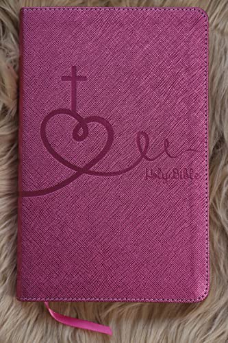 NIV, Bible for Kids, Leathersoft, Pink, Red Letter, Comfort Print: Thinline Edition