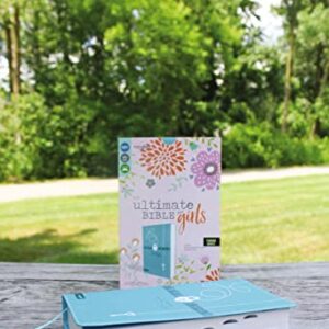 NIV, Ultimate Bible for Girls, Faithgirlz Edition, Leathersoft, Teal, Thumb Indexed Tabs