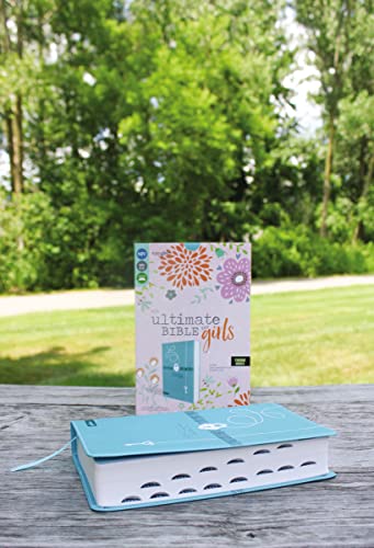 NIV, Ultimate Bible for Girls, Faithgirlz Edition, Leathersoft, Teal, Thumb Indexed Tabs