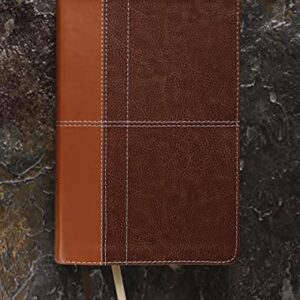 NIV, Life Application Study Bible, Third Edition, Personal Size, Leathersoft, Brown, Red Letter