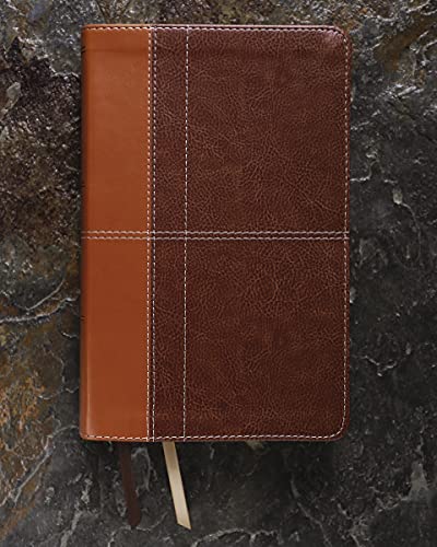 NIV, Life Application Study Bible, Third Edition, Personal Size, Leathersoft, Brown, Red Letter