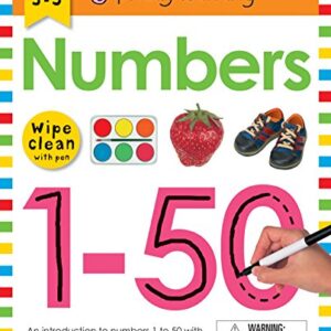 Wipe Clean Workbook: Numbers 1-50: Ages 3-5; wipe-clean with pen (Wipe Clean Learning Books)