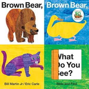 brown bear, brown bear, what do you see? slide and find (brown bear and friends)