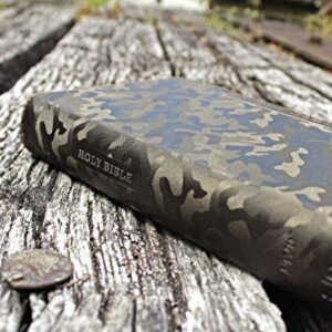 NIV, Boys' Bible, Leathersoft, Brown Camo, Comfort Print