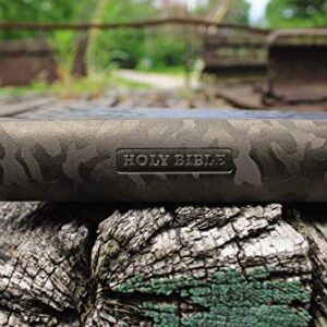 NIV, Boys' Bible, Leathersoft, Brown Camo, Comfort Print