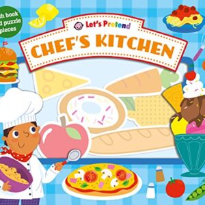 Let's Pretend Chef's Kitchen: With Book and Puzzle Pieces