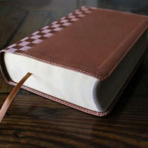 NIrV, Giant Print Compact Bible, Leathersoft, Brown, Comfort Print