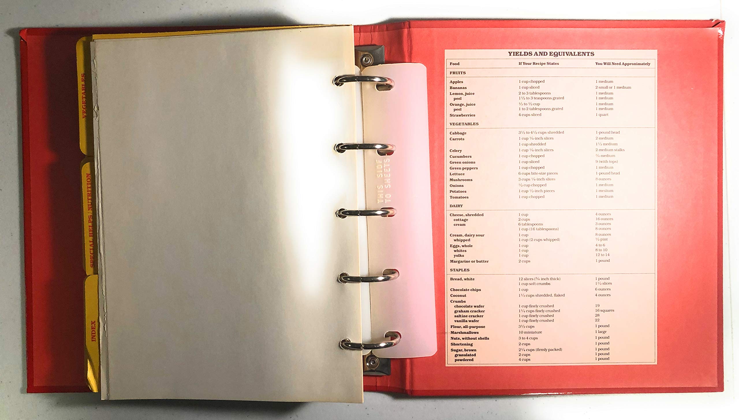 Betty Crocker's Cookbook (5-Ring Binder)