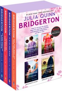 bridgerton boxed set 5-8: to sir phillip, with love / when he was wicked / it's in his kiss / on the way to the wedding